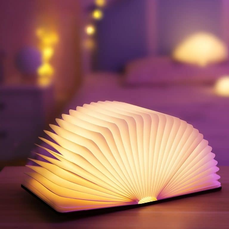 Lámpara Libro de Escritorio 3D LED, Luz Nocturna Recargable – Compralo ...